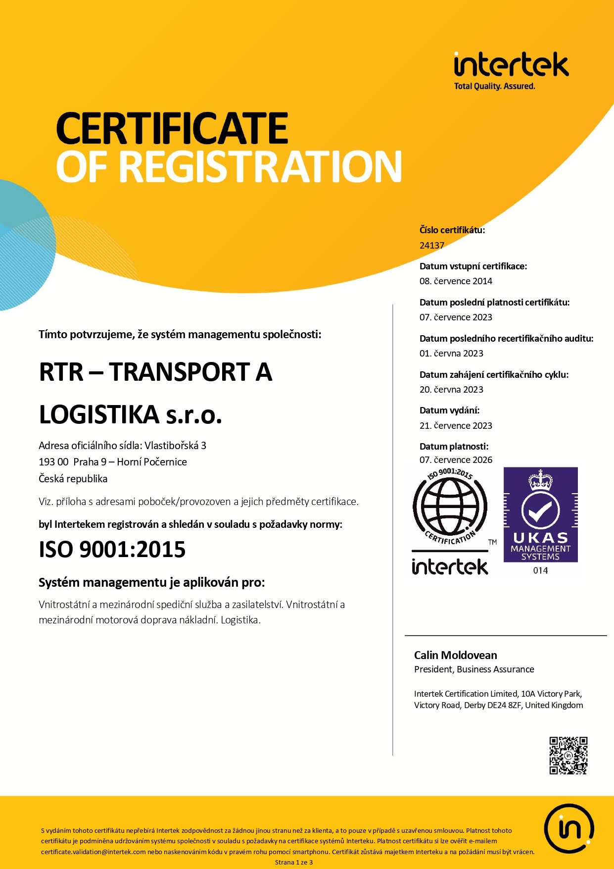 O společnosti - RTR